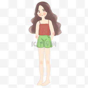 卡通插画女生图片-卡通插画女生图片素材免费下载-千库网-第2页