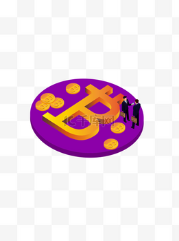 2.5d比特币图片_2.5d比特币图素材-2.5d比特币图片大全-千库网