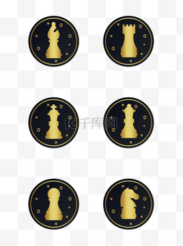 下棋图标设计素材-下棋图标模板设计-海报PNG图片下载-千库网