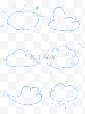 卡通云图片-卡通云图片素材免费下载-千库网