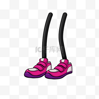 卡通腿矢量素材图片_卡通腿矢量素材-卡通腿矢量素材图片大全-千库网