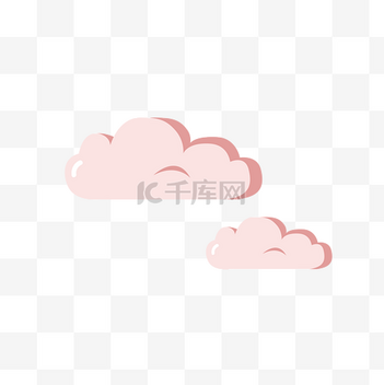 卡通云图片-卡通云素材-卡通云模板图片下载-千库网