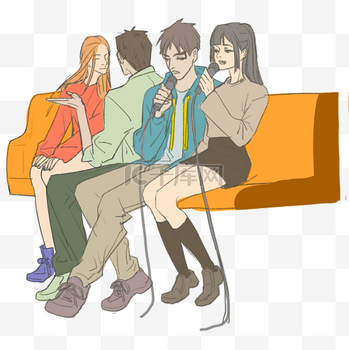 ktv卡通图片_ktv卡通素材-ktv卡通图片大全-千库网