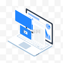 电脑示意图图片-电脑示意图图片素材免费下载-千库网