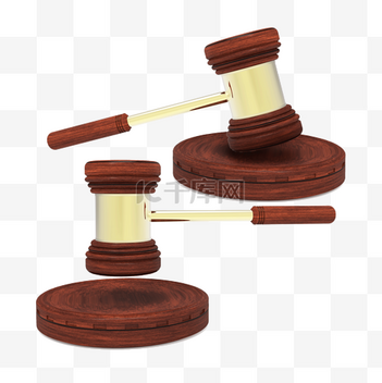 法官3D立体设计素材-法官3D立体PSD设计模板下载-千库网