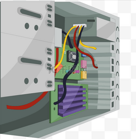 台式主机矢量图图片-台式主机矢量图素材-台式主机矢量图模板图片下载-千库网
