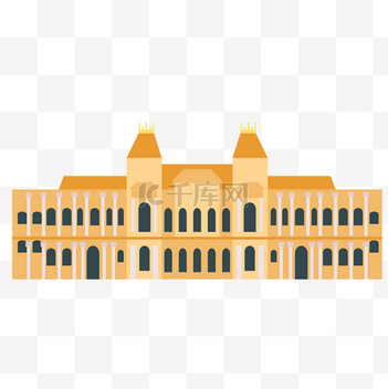 矢量博物馆设计素材-矢量博物馆模板设计-海报AI图片下载-千库网