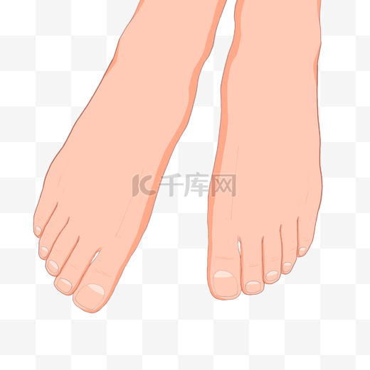 按摩脚卡通图片-按摩脚卡通图片素材免费下载-千库网