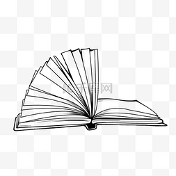 图书馆简笔画图片-图书馆简笔画图片素材免费下载-千库网