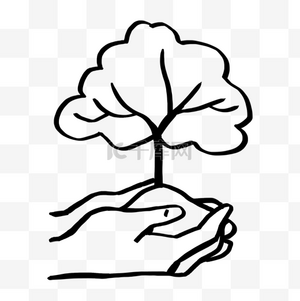 树简笔画素材图片免费下载-千库网
