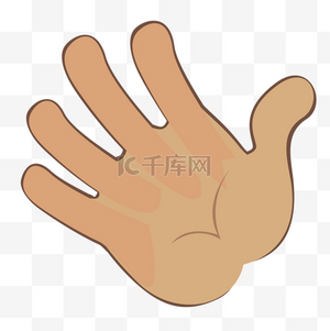 手绘卡通手掌免抠图素材图片免费下载-千库网