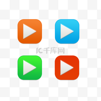 play按鈕设计素材-play按鈕模板设计-海报EPS图片下载-千库网