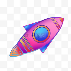抖音直播礼物火箭素材图片免费下载-千库网