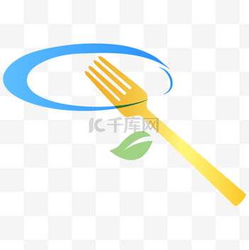 勺子叉子logo设计素材-勺子叉子logo模板设计-海报AI图片下载-千库网