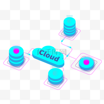 大数据云数据图标icon设计素材-大数据云数据图标模板下载-千库网