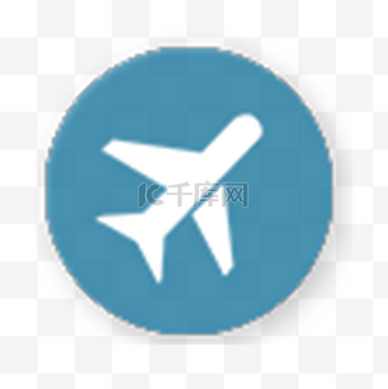 飞机划过天空图标icon设计素材-飞机划过天空图标模板下载-千库网