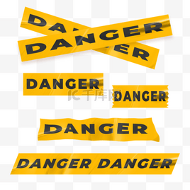 warning警告3D立体设计素材-3D立体PSD设计模板下载-千库网