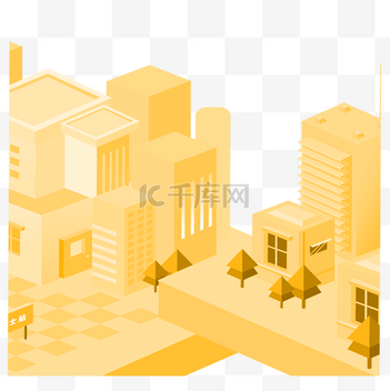 背景图建筑物设计素材-背景图建筑物模板设计-海报PSD图片下载-千库网