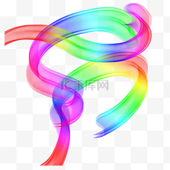 好看的彩色丝带图片_好看的彩色丝带素材-好看的彩色丝带图片大全-千库网