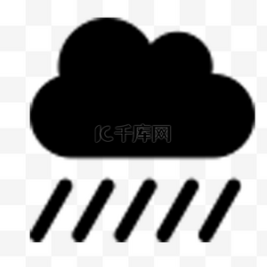下雨天气图标设计素材图片免费下载-千库网