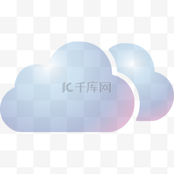 云彩色云图标icon设计素材-云彩色云图标模板下载-千库网
