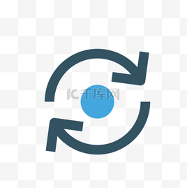流程循环图图标icon设计素材-流程循环图图标PSD模板下载-千库网