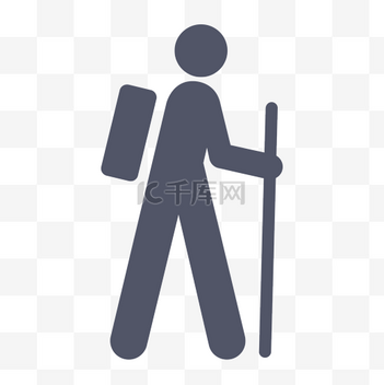 博物馆游客图标icon设计素材-博物馆游客图标PSD模板下载-千库网