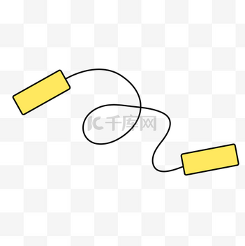 卡通跳绳图标设计素材-卡通跳绳图标模板设计-海报图片下载-千库网