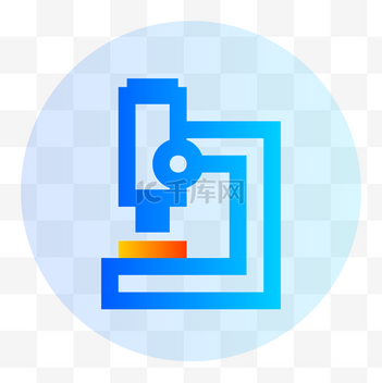 医生显微镜卡通图标icon设计素材-医生显微镜卡通图标模板下载-千库网