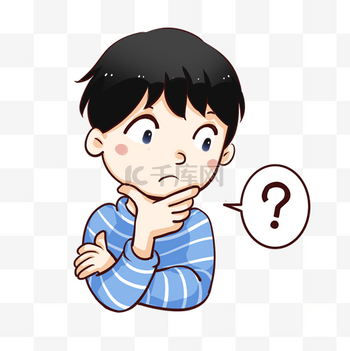 思考简笔画图片-思考简笔画素材-思考简笔画模板图片下载-千库网