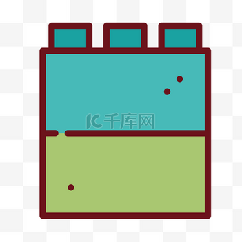 积木icon设计素材-积木icon模板设计-海报图片下载-千库网