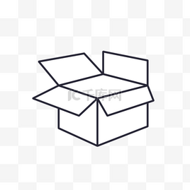 打开盒子图标icon设计素材-打开盒子图标AI模板下载-千库网