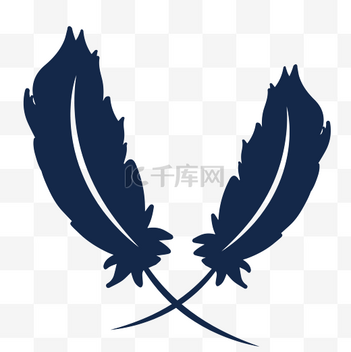 羽毛outline图标icon设计素材-图标模板下载-千库网