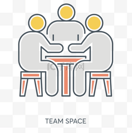 团队合作png图标icon设计素材-团队合作png图标模板下载-千库网