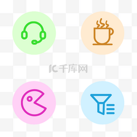 人物icon设计素材-人物icon模板设计-海报图片下载-千库网