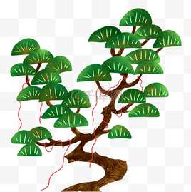 松树国画设计素材-松树国画设计模板图片下载-第2页-千库网