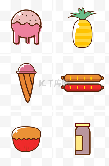 美食酸奶图标icon设计素材-美食酸奶图标模板下载-千库网