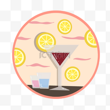 酒水矢量图标设计素材-酒水矢量图标模板设计-海报PNG图片下载-千库网