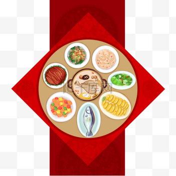 团圆饭图标icon设计素材-团圆饭图标PNG模板下载-千库网