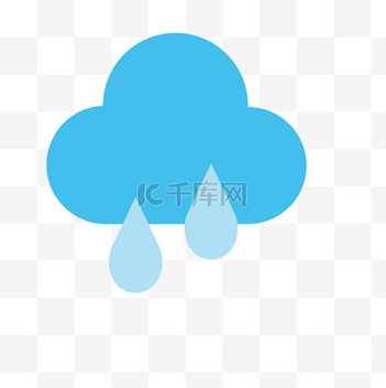 小雨图标icon设计素材-小雨图标模板下载-千库网