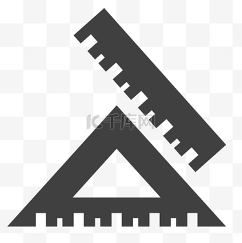 尺子刻度贴图图标icon设计素材-尺子刻度贴图图标PSD模板下载-千库网