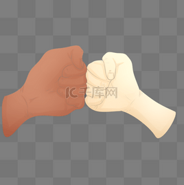 碰拳线条图片-碰拳线条素材-碰拳线条模板图片下载-千库网