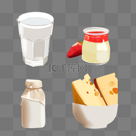 冻干酸奶块图标icon设计素材-冻干酸奶块图标PSD模板下载-千库网