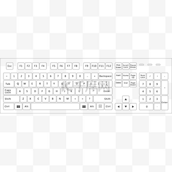 键盘设计素材-键盘模板设计-海报图片下载-千库网