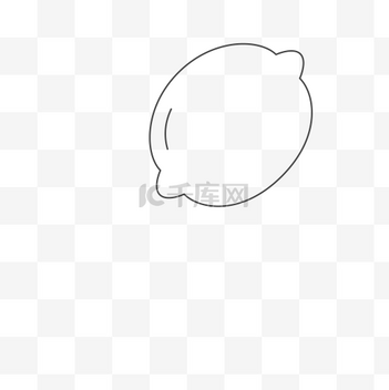 卡通柠檬切片图标icon设计素材-卡通柠檬切片图标模板下载-千库网