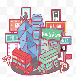 香港标志建筑照片图片素材-香港标志建筑照片模板图片下载-千库网