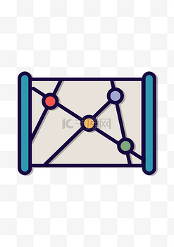 卡通区域地图图片-卡通区域地图AI素材-卡通区域地图模板图片下载-千库网