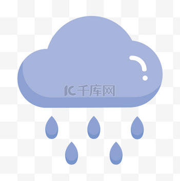 大雨图标icon设计素材-大雨图标PNG模板下载-千库网