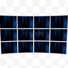 蓝色大屏幕图片-蓝色大屏幕PSD素材-蓝色大屏幕模板图片下载-千库网