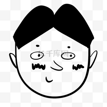 中分头像图片-中分头像素材-中分头像模板图片下载-千库网